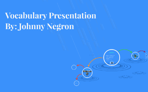 Vocabulary Presentation by Johnny Negron on Prezi