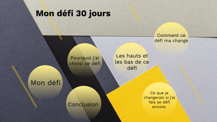 Défis 30 jours by Danial Hanna élève on Prezi