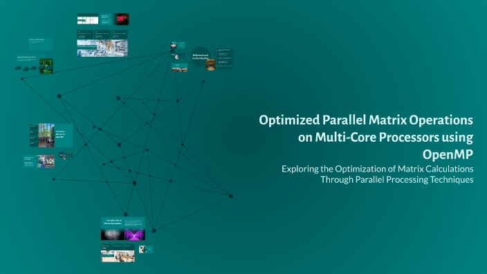 Optimized Parallel Matrix Operations on Multi-Core Processors using ...