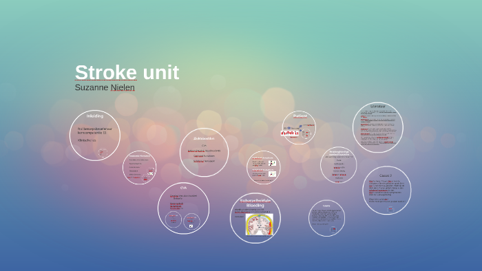 Suzanne Stroke unit by on Prezi