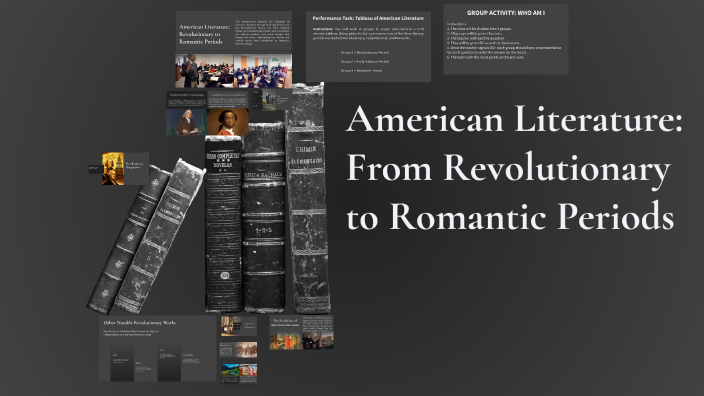 American Literature: From Revolutionary to Romantic Periods by bogart ...