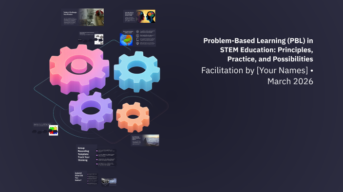 Problem-Based Learning (PBL) in STEM Education: Principles, Practice ...
