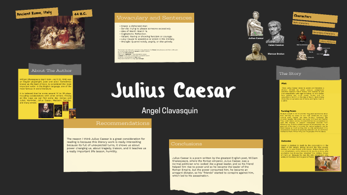 Julius Caesar by Angel Clavasquin on Prezi