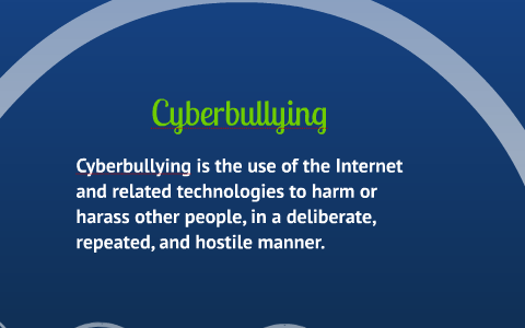CyberBullying by Dylan Embree on Prezi