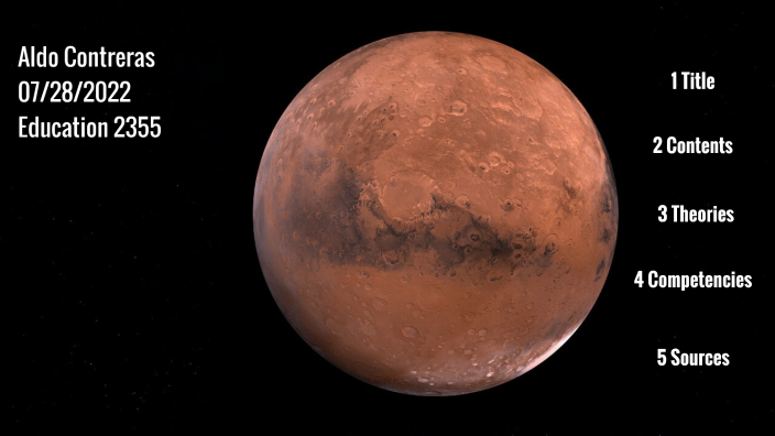 Final Theory Project: A Case-study of a Life on Mars by Aldo Contreras ...