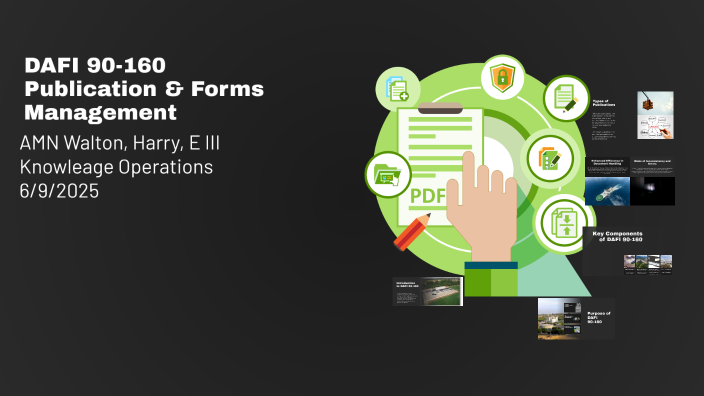 DAFI 90-160 Publication & Forms Managment by Harry Walton on Prezi