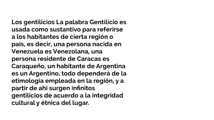 Los Gentilicios by Belith on Prezi