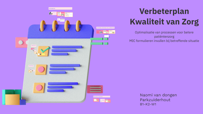 Verbeterplan Kwaliteit van Zorg by naomi dongen van on Prezi