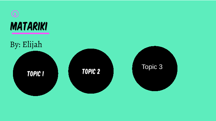 Matariki by Elijah Catley on Prezi