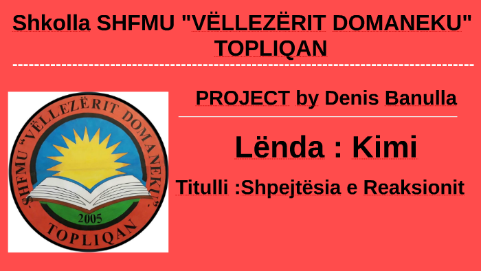 Shpejtësia e Reaksionit "KIMI 8" by Denis MH on Prezi