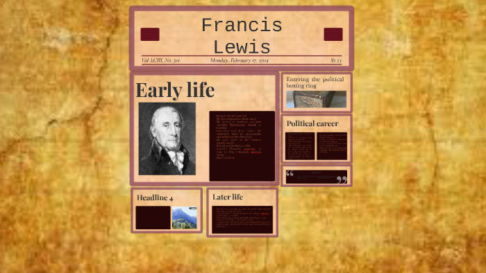 Francis Lewis by Peri Colbert
