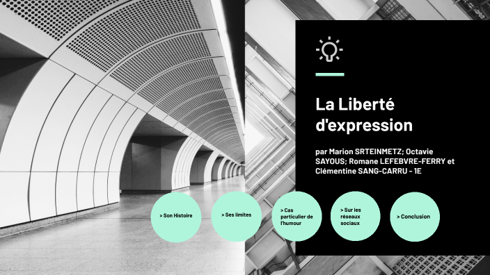 La Liberté d'expression by cle sc on Prezi