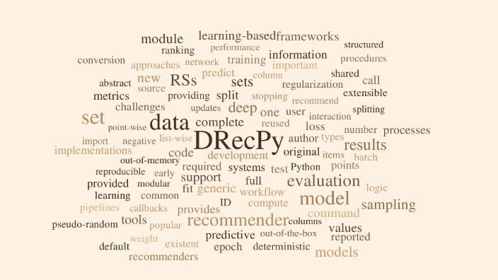 DRecPy: A Python Library for Developing Deep Learning-Based ...
