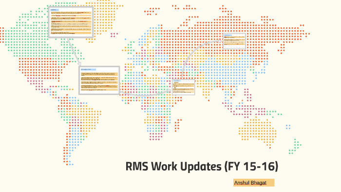 RMS Work Updates by Anshul Bhagat on Prezi