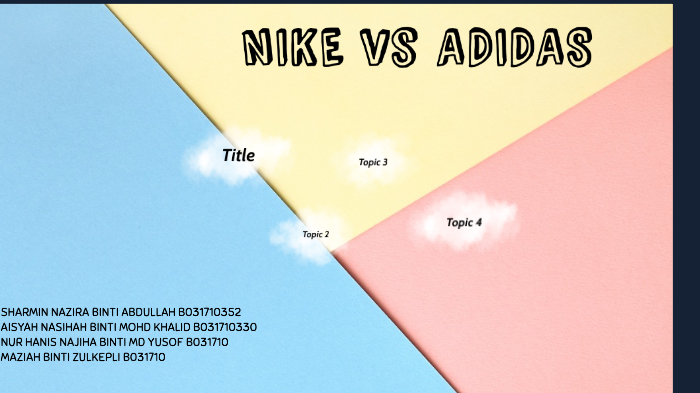 Nike vs Adidas by Sharmin Nazira on Prezi