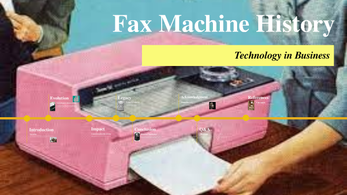 Fax Machine History by Trenton Barnhart on Prezi