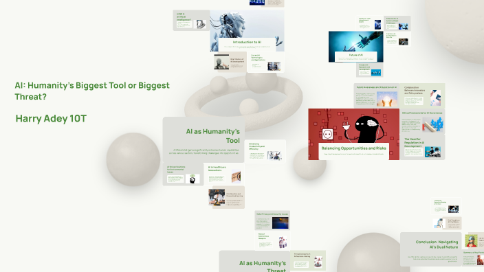 AI: Humanity's Biggest Tool or Biggest Threat? by Harry Adey on Prezi