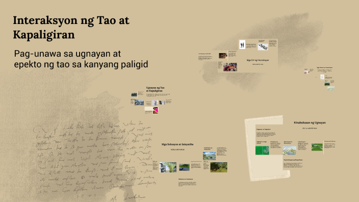 Interaksyon ng Tao at Kapaligiran by marksmith camino on Prezi
