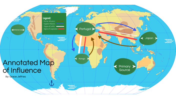 Annotated Map of Influence by grace jeffries on Prezi