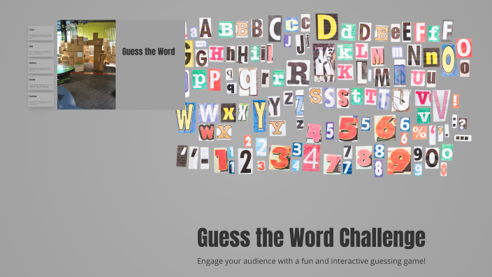 Guess the Word Challenge by Hannah Jane Hidalgo on Prezi