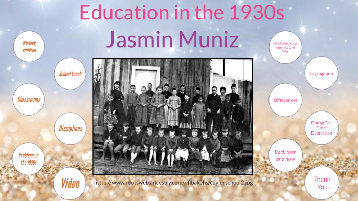 EDUCATION IN THE 1930S by Jasmin Muniz on Prezi