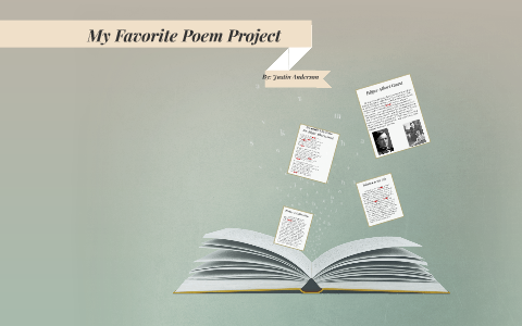My Favorite Poem Project by Justin Anderson
