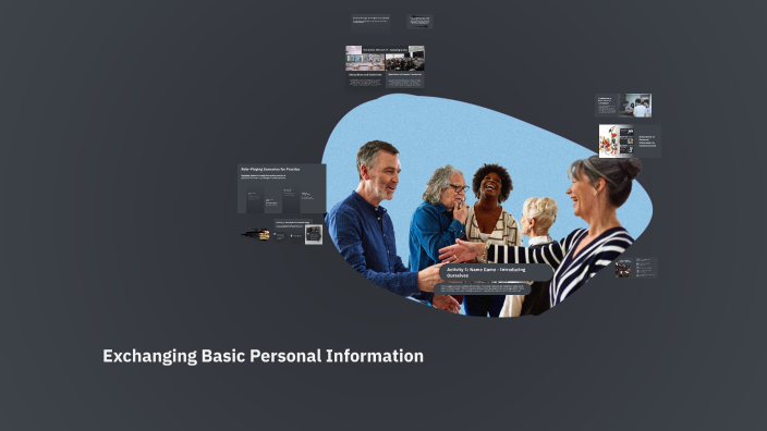 Exchanging Basic Personal Information: Engaging Activities for English ...