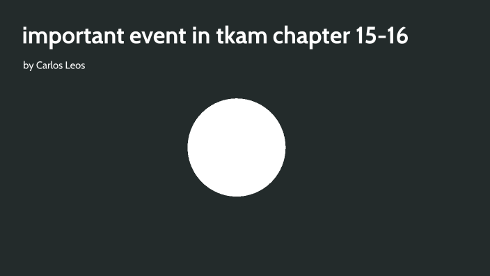 important parts in tkam chapter 15-16 by CARLOS LEOS on Prezi