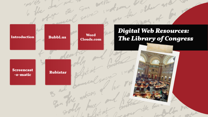 Digital Web Resources: Library of Congress by Colton Wilder on Prezi