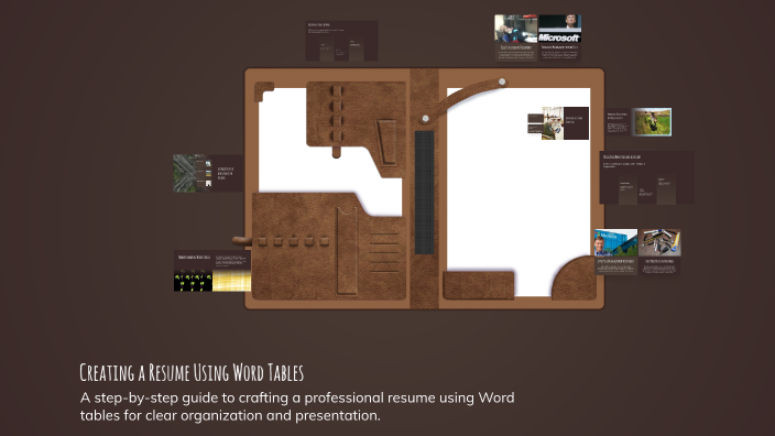 Creating a Resume Using Word Tables by Alex Davis on Prezi