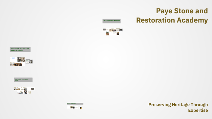Paye Stone Restoration Academy by Graham Beach on Prezi