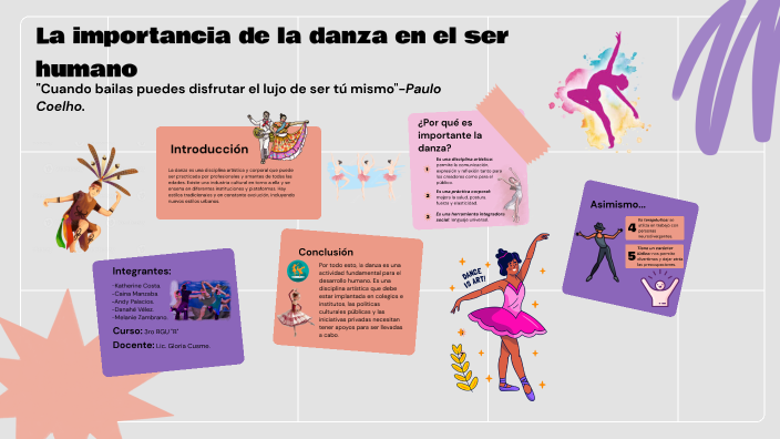 La importancia de la danza en el ser humano by Melanie Zambrano on Prezi