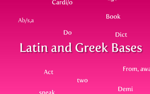 Latin and Greek Bases, Prefixes and Suffixes List #2 by Samantha Towle ...