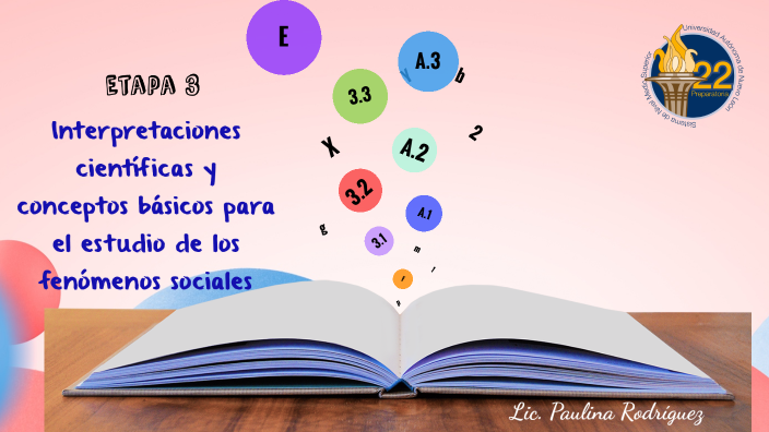Etapa 3 Interpretaciones científicas y conceptos básicos para el estudio de los fenómenos ...