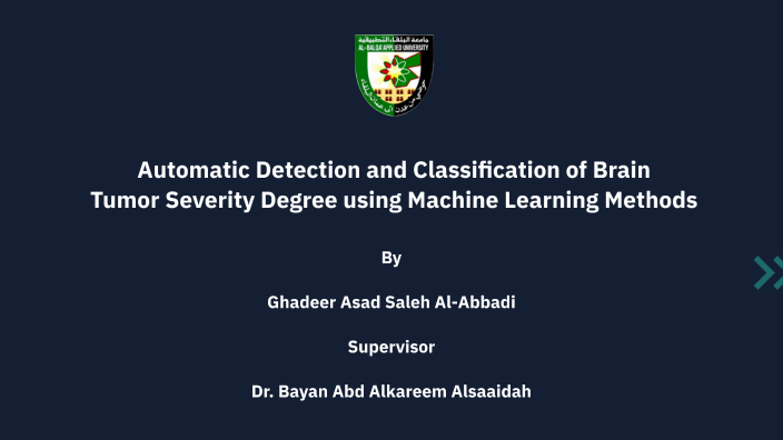 Automatic Detection and Classification of Brain Tumor Severity Degree ...