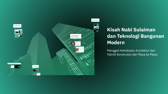 Kisah Nabi Sulaiman dan Teknologi Bangunan Modern by MUHAMMAD ANIQ DANIAL BIN ABU Z Moe on Prezi
