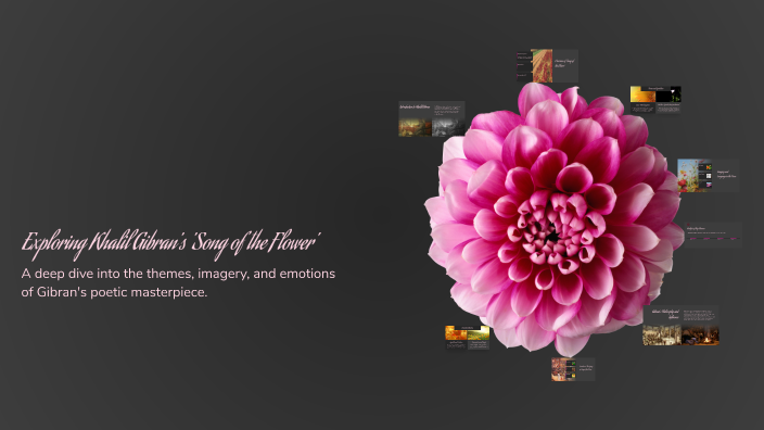 Exploring Khalil Gibran's 'Song of the Flower' by SIYANA SIDHIK on Prezi
