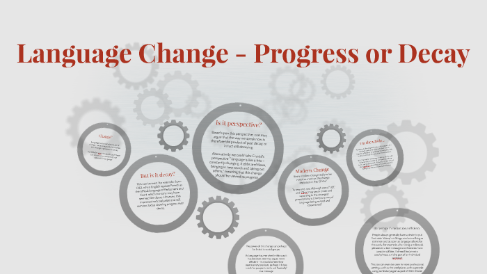Language Change - Progress or Decay by Jack Hennighan on Prezi