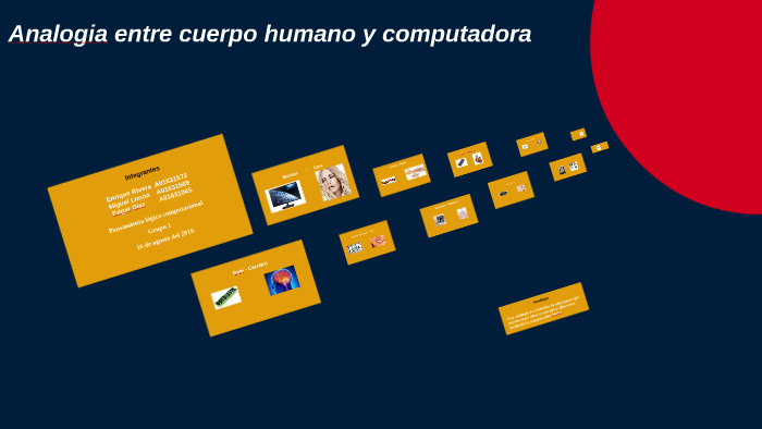 Analogia entre cuerpo humano y computadora by enrique rivera on Prezi