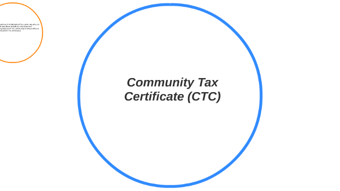 Community Tax Certificate (CTC) by Rameses Quindo on Prezi