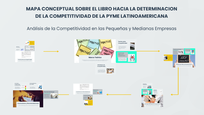 MAPA CONCEPTUAL SOBRE EL LIBRO HACIA LA DETERMINACION DE LA COMPETITIVIDAD DE LA PYME ...
