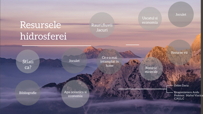 Resursele Hidrosferei by daria maria on Prezi
