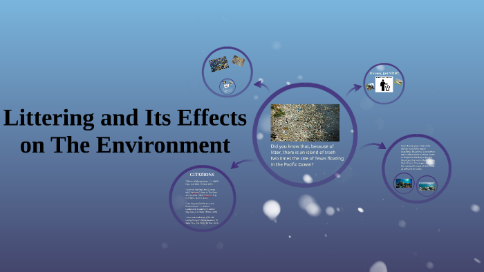 Littering and Its Effects on The Environment by jenna thiel on Prezi