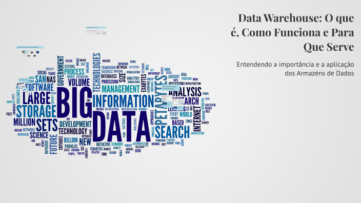 Data Warehouse: O que é, Como Funciona e Para Que Serve by Danilo Belém on Prezi