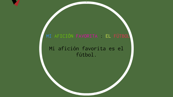 MI AFICIÓN FAVORITA : EL FÚTBOL by Harsh Lulla Lulla on Prezi