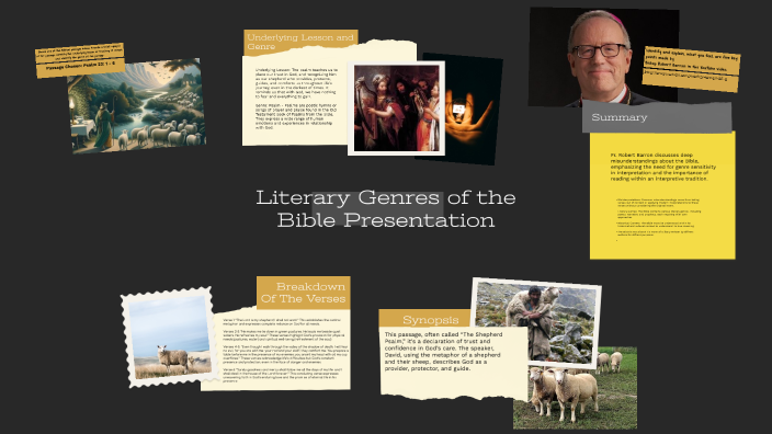 Literary Genres of the Bible Presentation by Coins Before Milk on Prezi