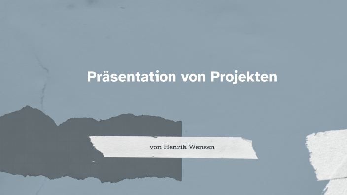 Präsentation von Projekten by Henrik Wensen on Prezi