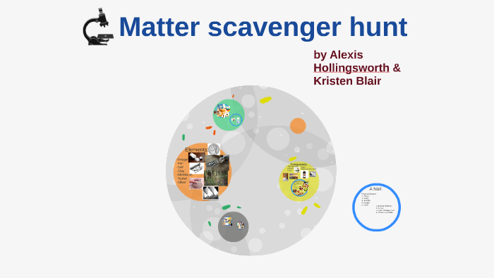 Matter scavenger hunt by Kristen Blair on Prezi