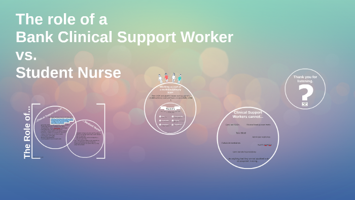 The role of a Clinical Support Worker vs Student Nurse by Ellie Brewer ...