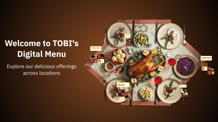 Welcome to TOBI's Digital Menu by Shanmukh kiran Sagar on Prezi